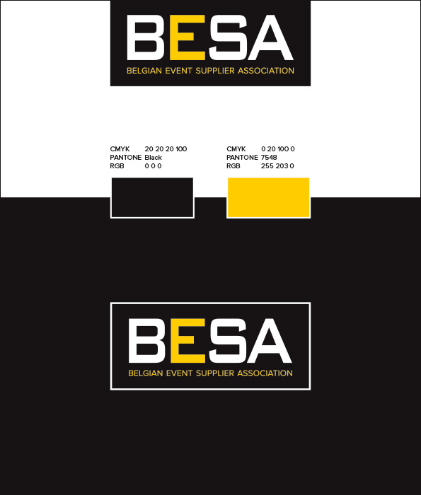 BESA logo en huisstijl - Belgian Event Supplier Association